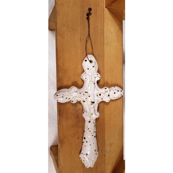 N/A | Accents | Vintage Ceramic Decorative Cross | Poshmark